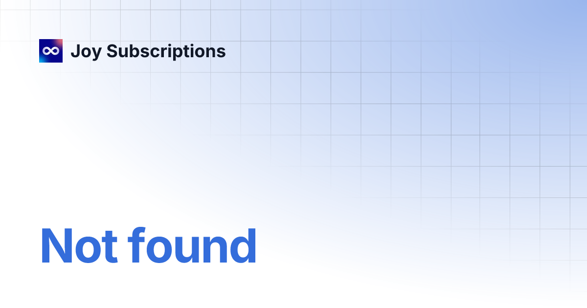 COD Form | Joy Subscriptions